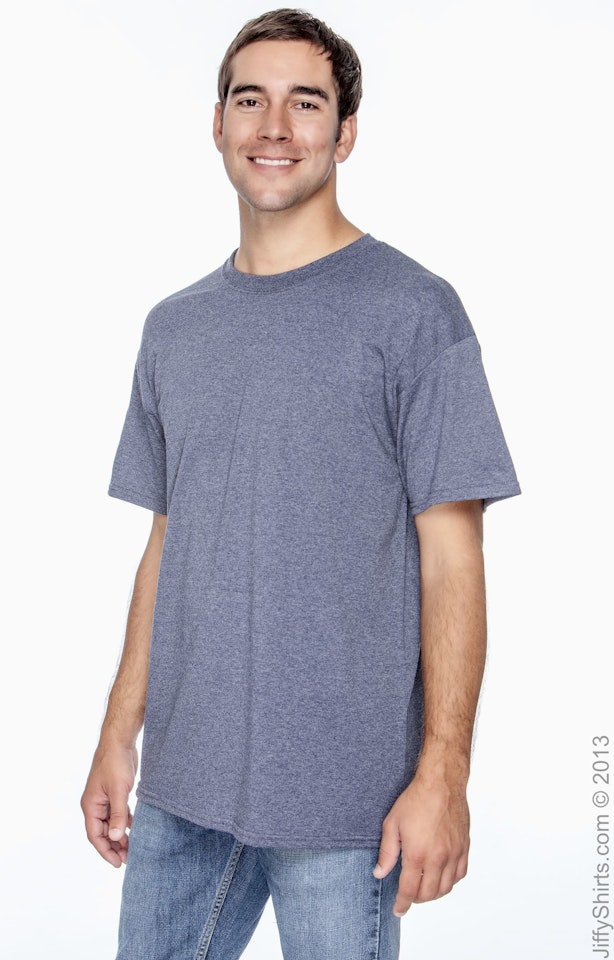 Gildan G200 Heather Navy Adult Ultra Cotton® 6 Oz T Shirt