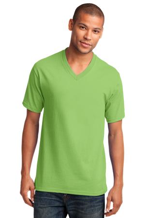 Port & Company Pc54 V Adult Unisex Core Cotton V Neck Tee | Jiffy Shirts