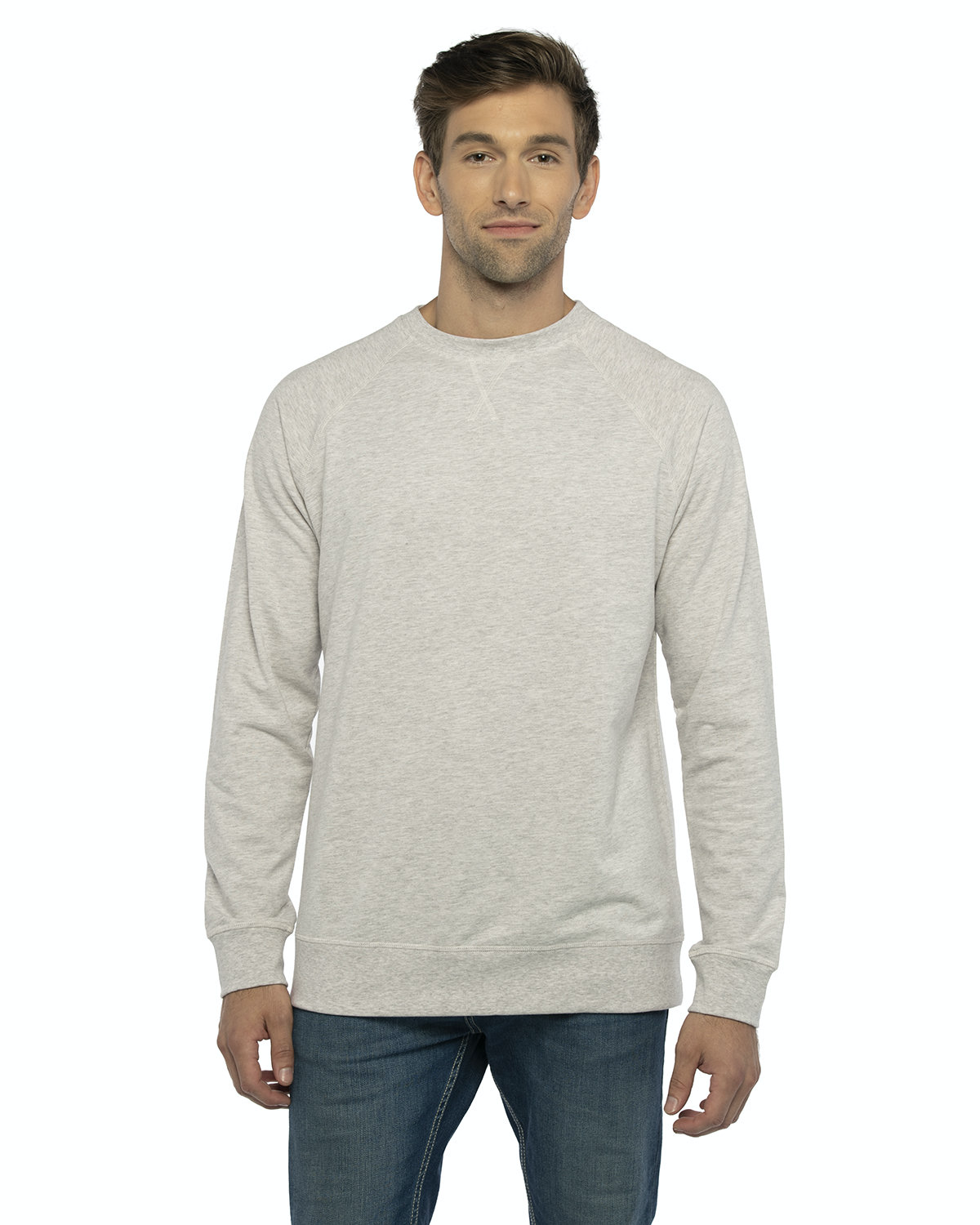 Next Level N9000 Unisex French Terry Raglan Crew | Jiffy Shirts