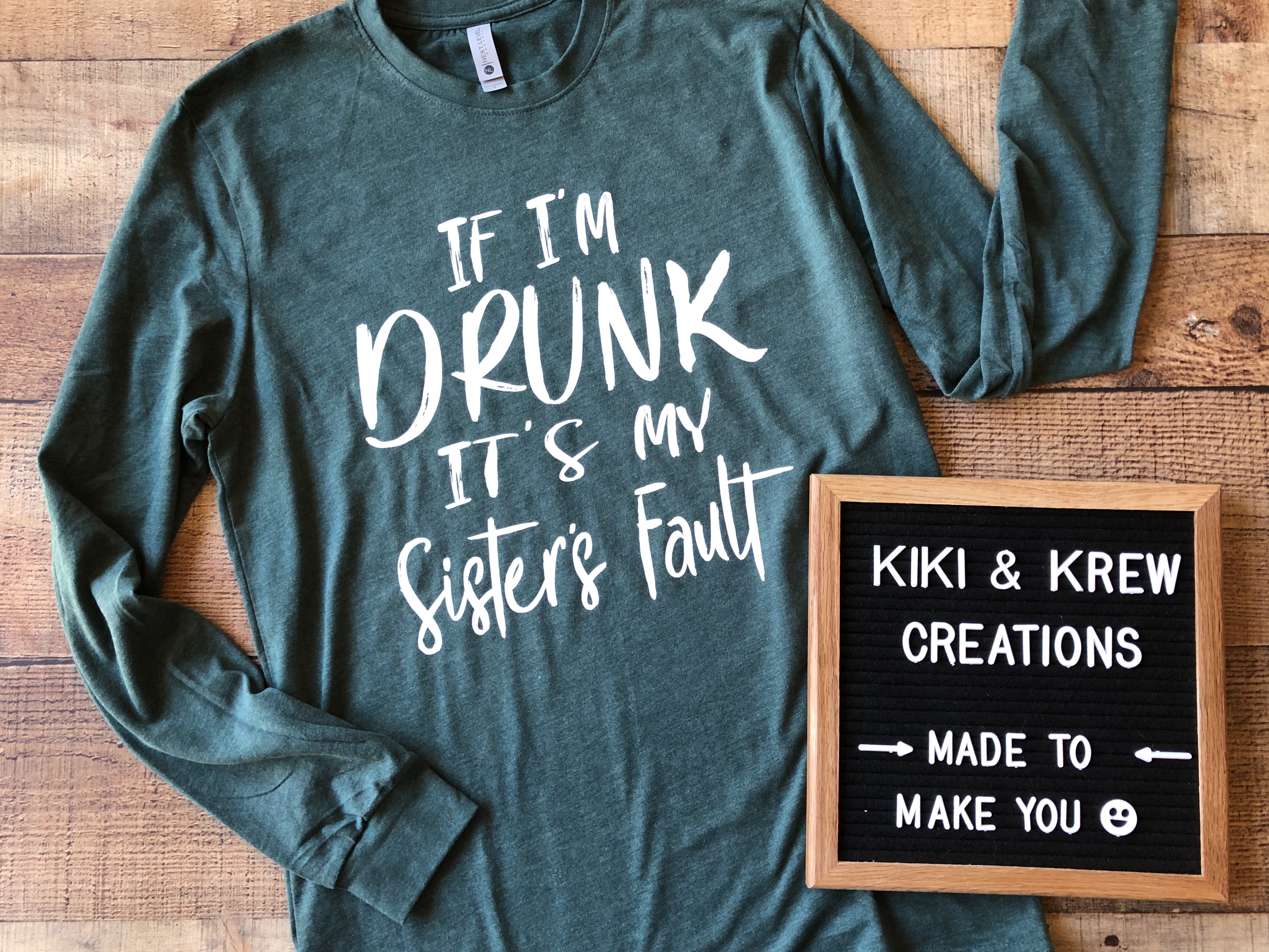 Next Level 6410 Men's Sueded Crew | Jiffy Shirts